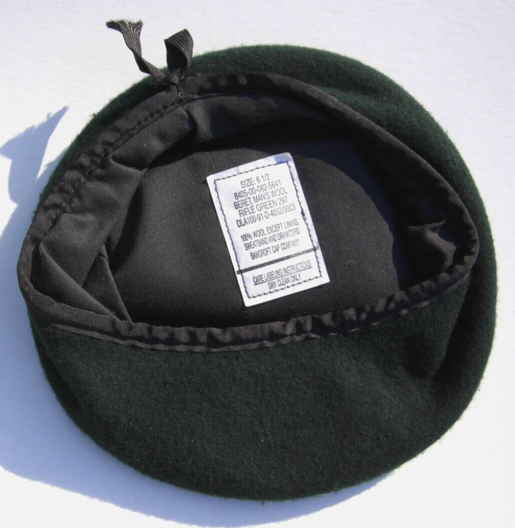 1991 Dated US Army Green Beret DLA100-91-D-4052/0003 Sz 6 1/2 Desert ...