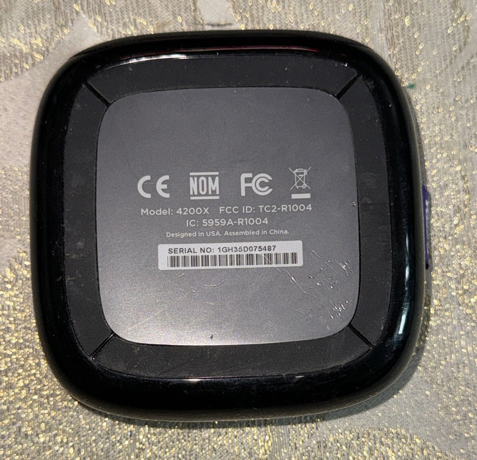 DEVICE ONLY Roku 3 (3rd Generation) Model 4200X Media Streamer Player ...