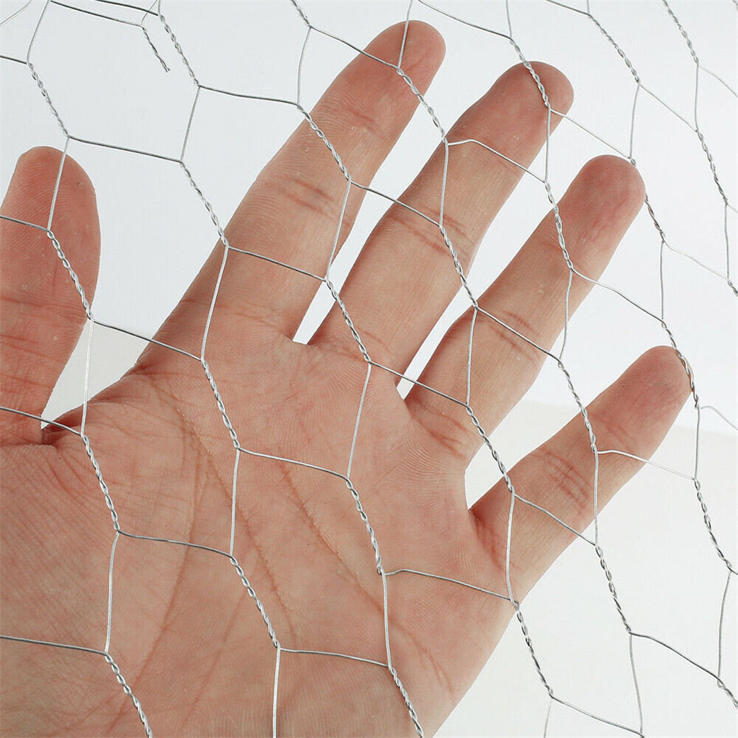 25M Roll Welded Chicken Wire Mesh Animal Fence Barrier Garden Fencing ...