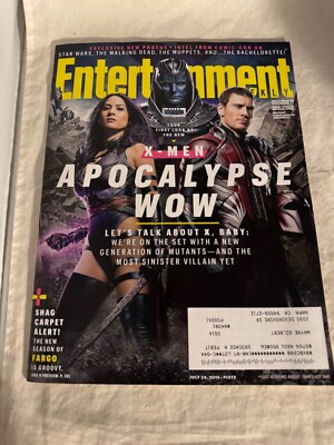 July 2015 Entertainment Weekly Magazine Marvel X-Men Apocalypse Issue ...