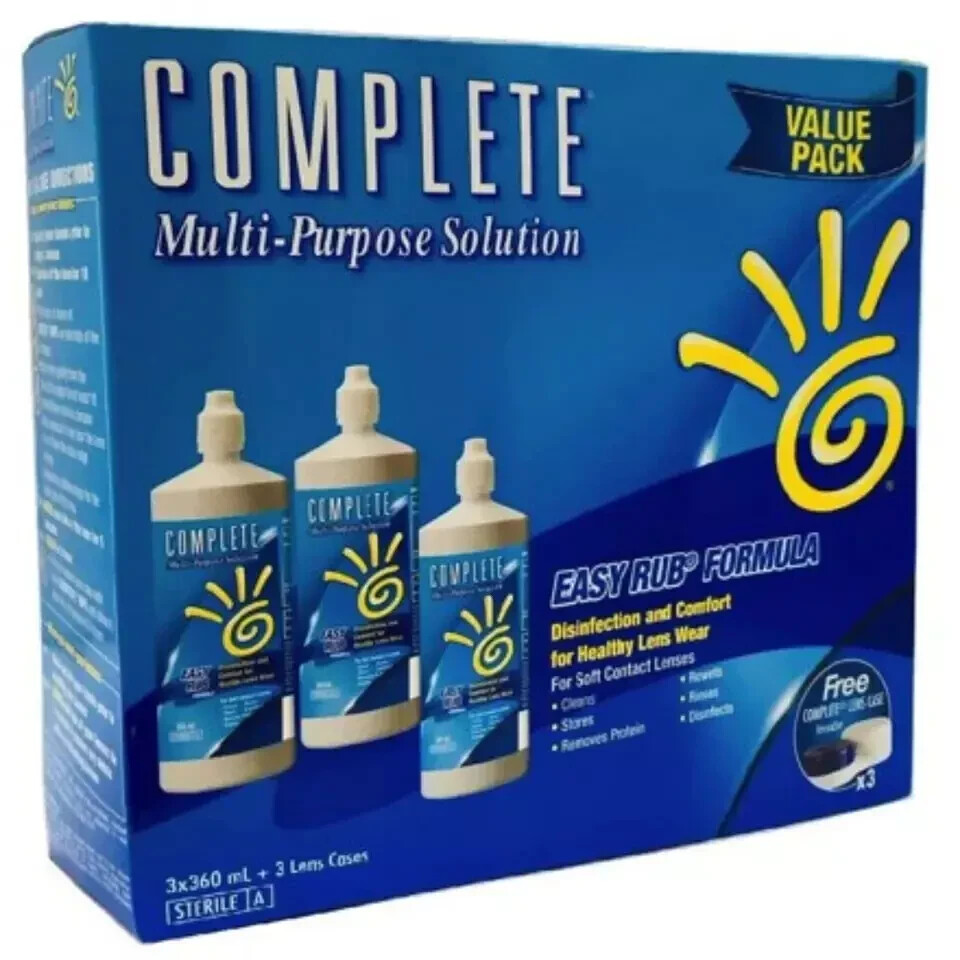 3 PCS Complete MULTI-PURPOSE SOLUTION Easy Rub Formula 12 fl oz [360ml ...