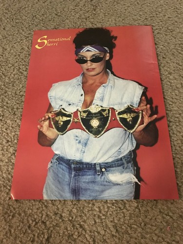 Vintage SENSATIONAL SHERRI MARTEL ECW Wresting Pinup Photo 1998 WWF WCW ...