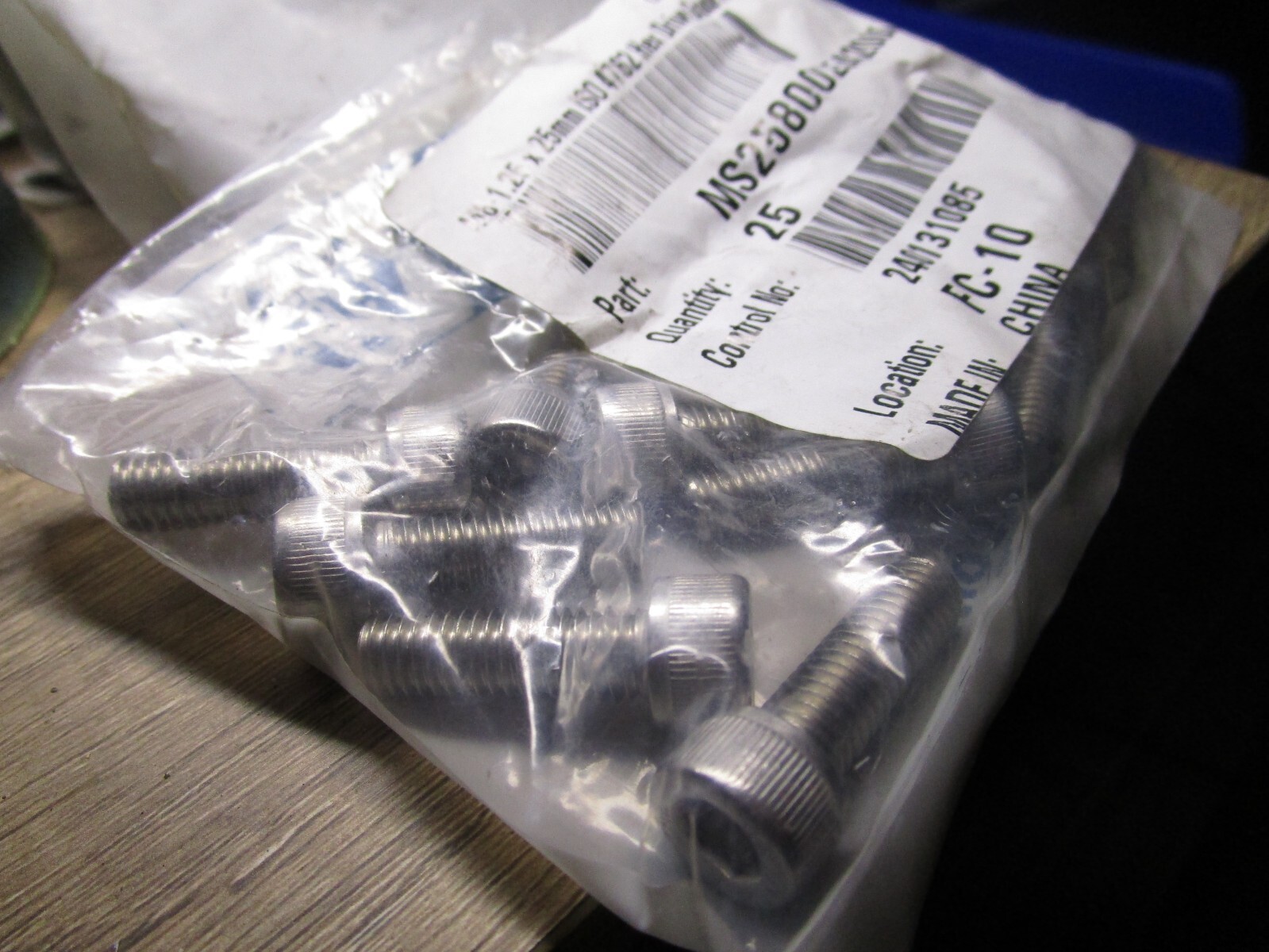 (25) M8 x 1,25 x 25MM Stainless Steel Hex Head Cap Screw | eBay