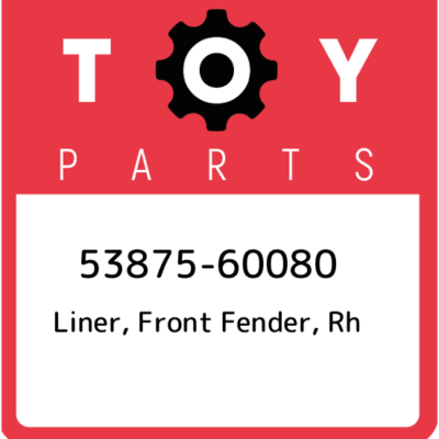 53875-60080 Toyota Liner, front fender, rh 5387560080, New Genuine OEM ...