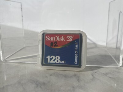 SanDisk 128MB Compact Flash Card CF Memory Card w/ Case | eBay