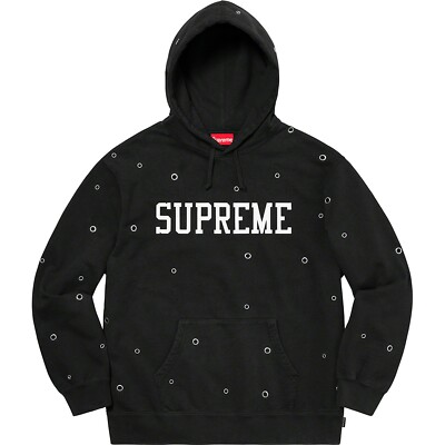 Supreme eyelet hooded sweatshirt, Large (USED) | eBay Supreme eyelet hooded sweatshirt, Large (USED) | eBay