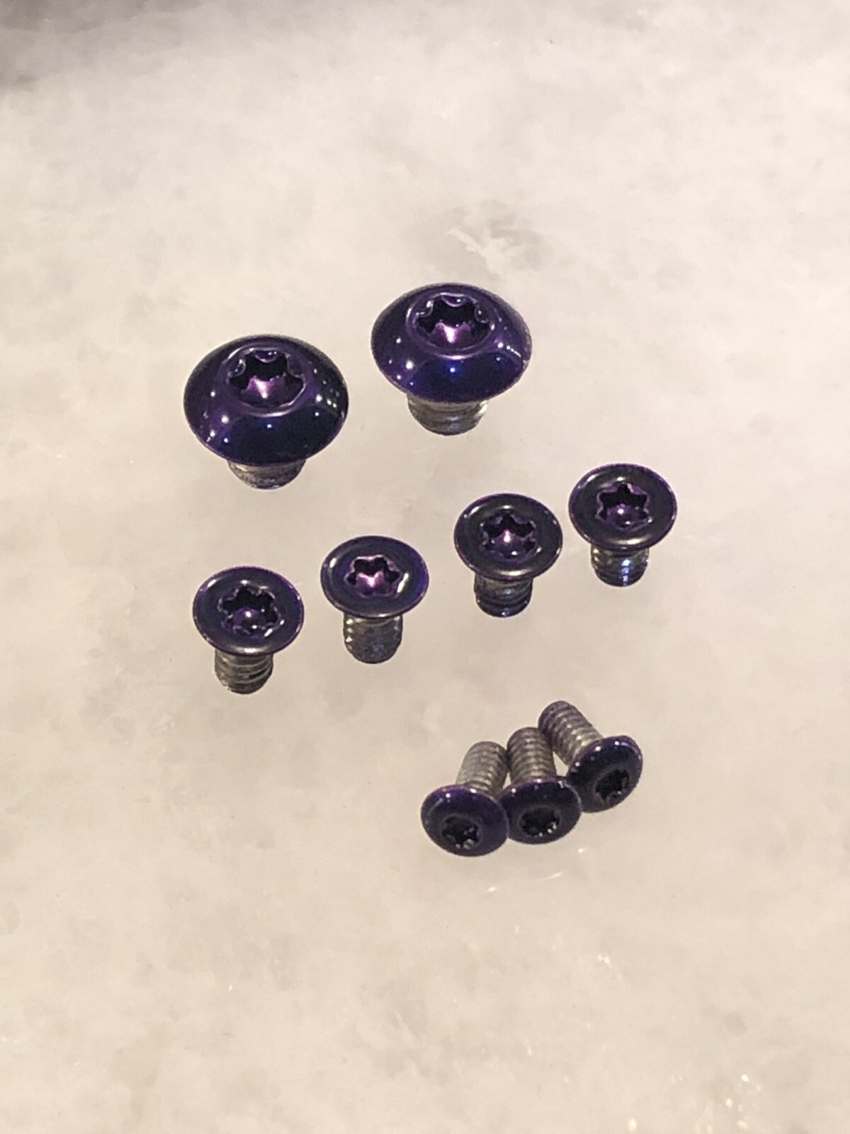 Translucent Purple Screws Set For Spyderco Military Knife C36GPDBL ...