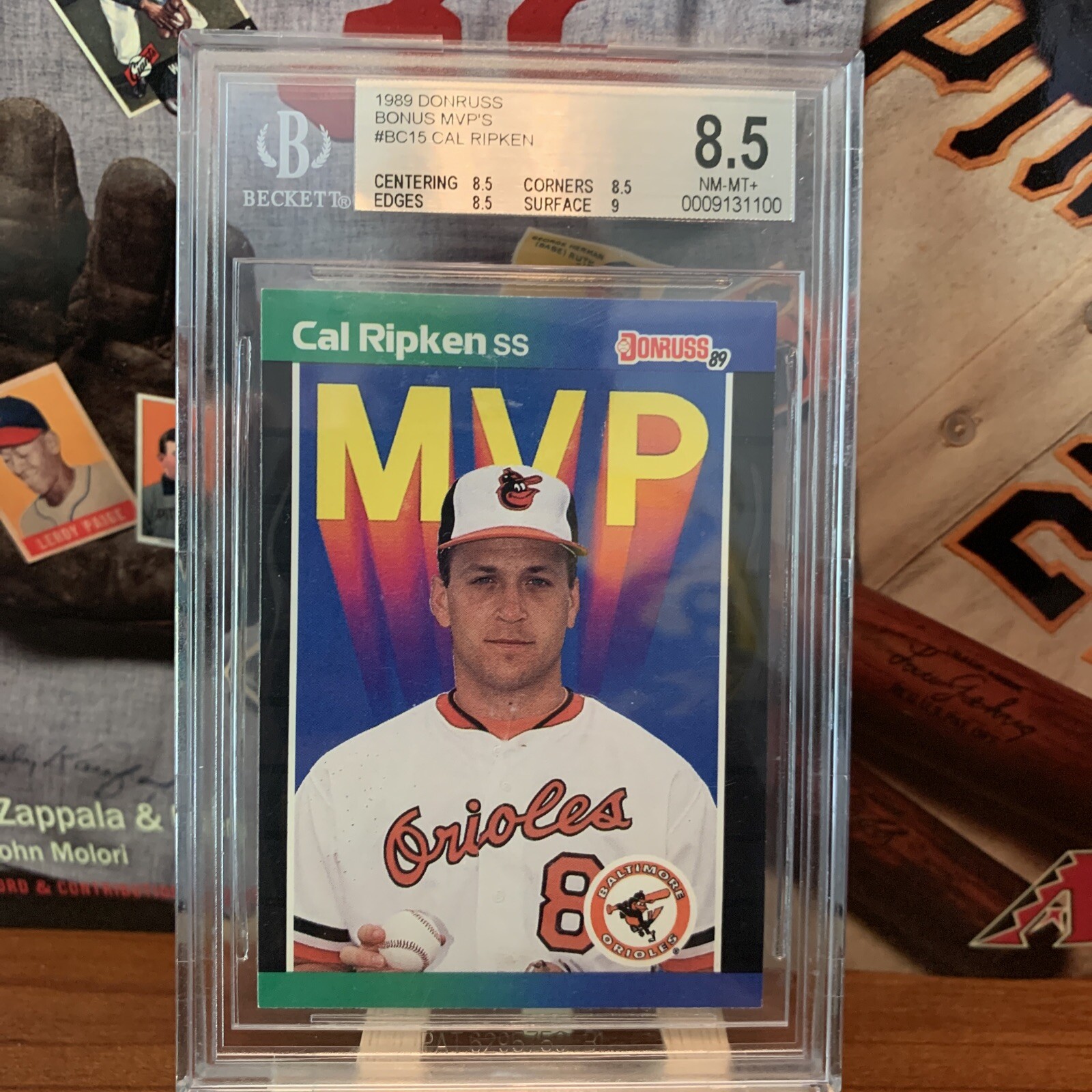 1989 Cal Ripken Jr Donruss MVP BC15 BGS 8.5 NM-MT+ | eBay