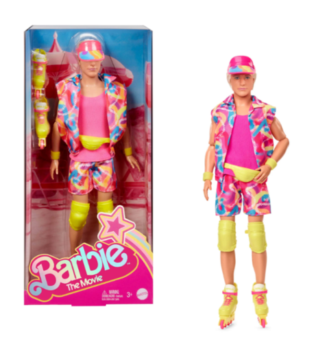 BARBIE MOVIE Collectible ** Ken Doll in Inline Skating Outfit, w ...