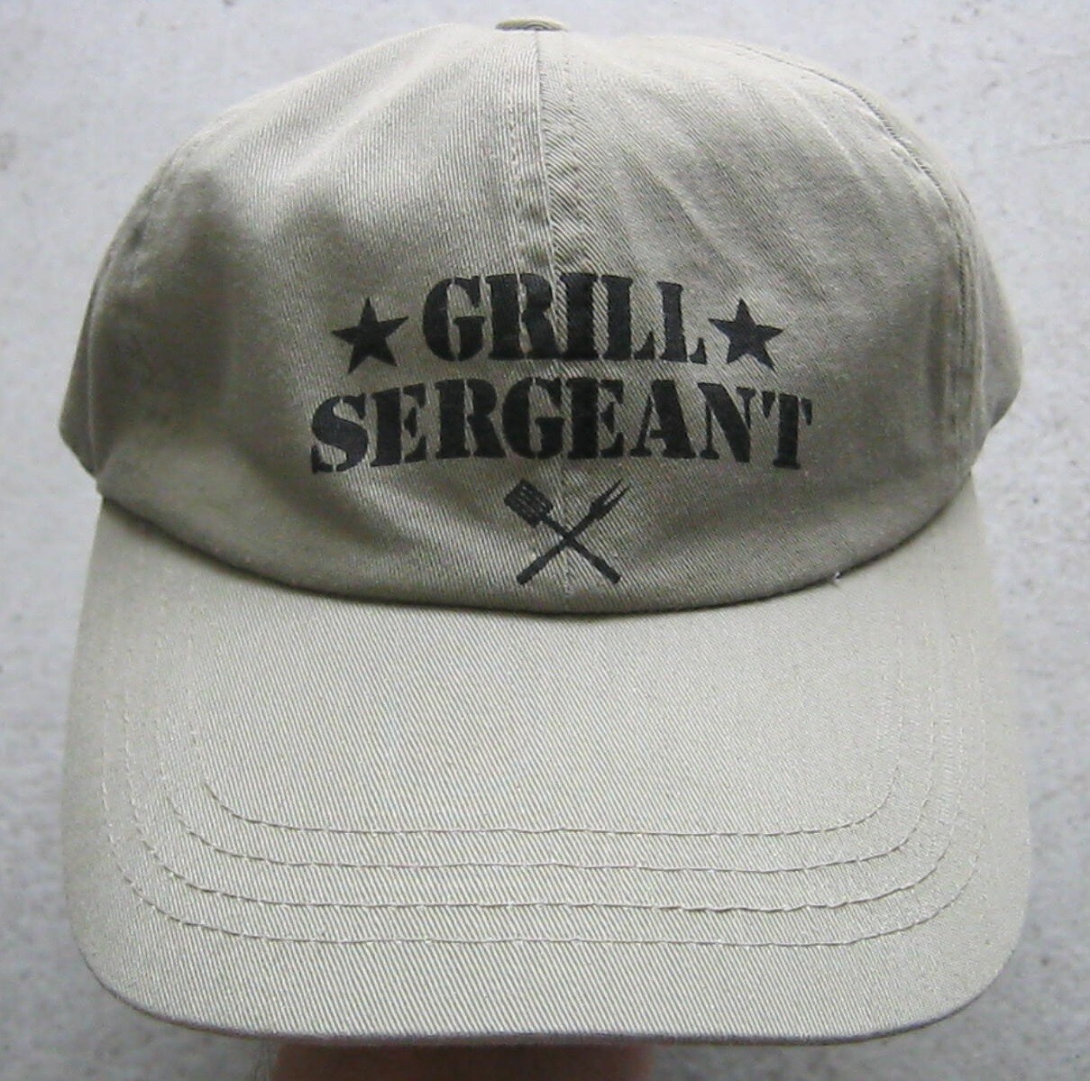 GRILL SERGEANT MILITARY-STYLE BASEBALL HAT CAP, STRAP… - Gem