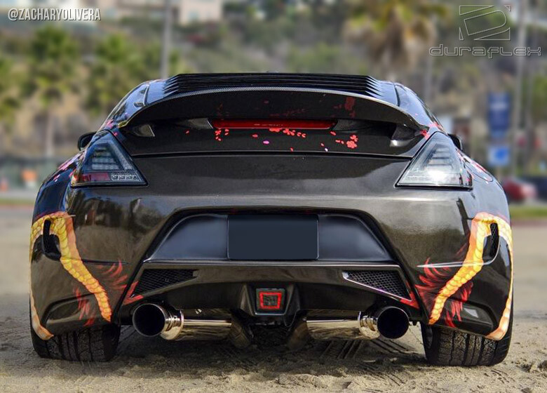 370z Amuse Black 370z Z34 M Sports Boot Trunk Spoiler Only TORQEN