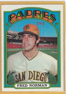 1972 TOPPS BASEBALL FRED NORMAN #194 PADRES EX+ *A5649 | eBay