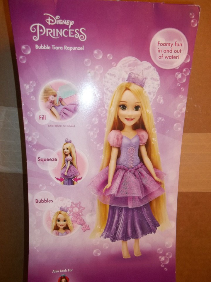 Disney bubbles with Rapunzel Tangled Princess New In Box | eBay