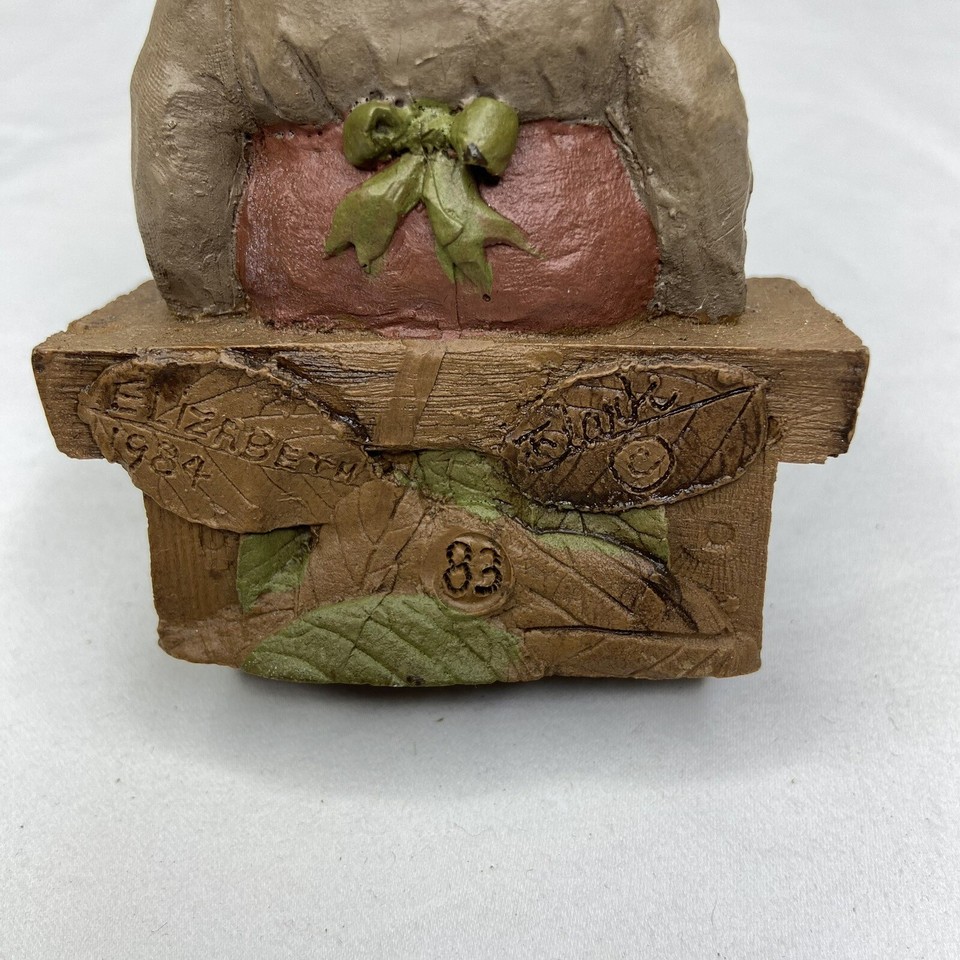 Vintage 1984 Tom Clark ELIZABETH Gnome #83 Sitting on Bench | eBay