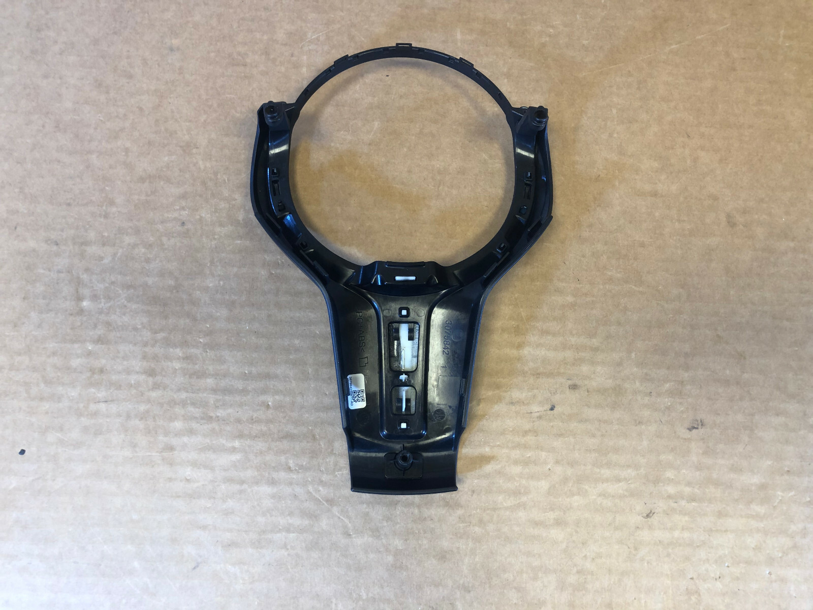 BMW 1 2 3 4 5 6 F-series GENUINE M Steering Wheel Cover BLACK trim ...