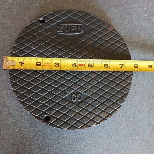 ZURN ZS011/07-17, 22126-003 Rev. AA 8" CAST IRON CLEAN OUT PLATE or ...