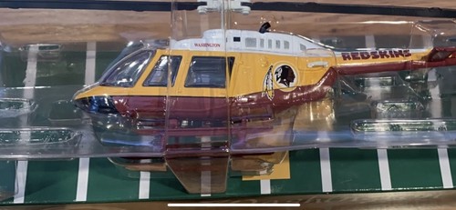 Washington Redskins Diecast Bell Jet Ranger Helicopter - 1:43 Scale ...