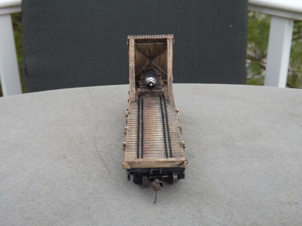 Hawthorne Village Civil War Armored Train Rail Battery Car Cannon ...