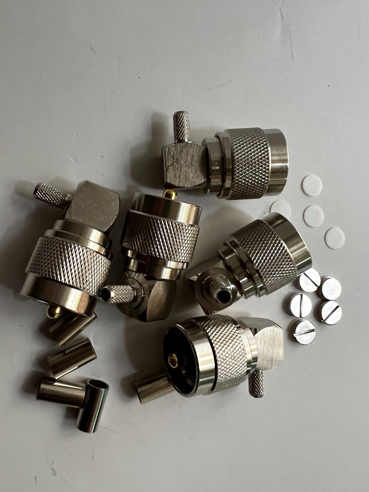 PL259 Right Angle UHF connector for RG400,RG142, RG223, LMR195, RG58 ...