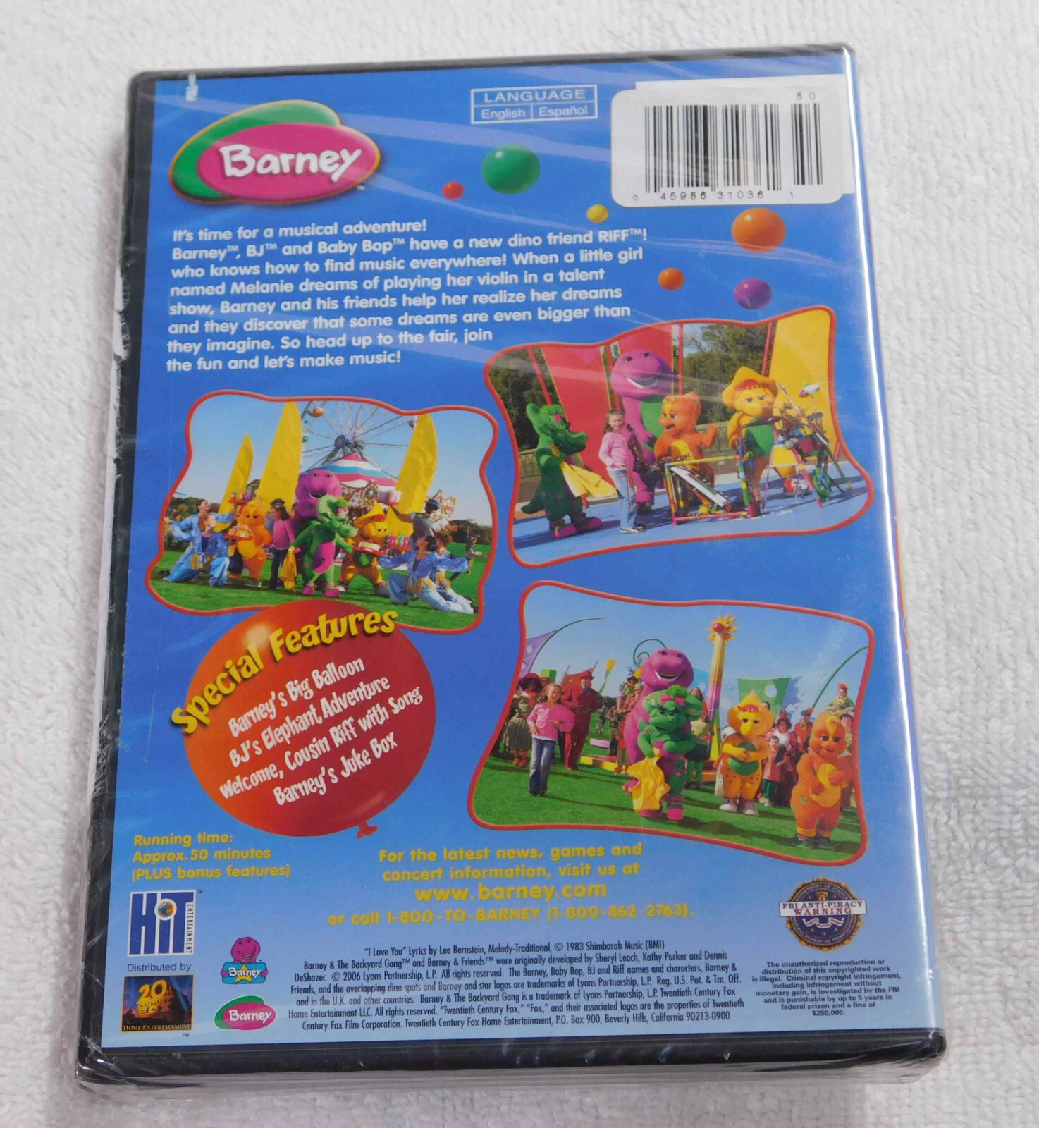 Barney - Lets Make Music (DVD, 2006) for sale online | eBay