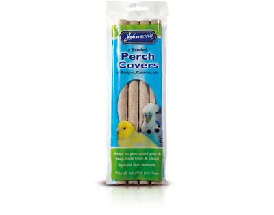 JOHNSON'S SMALL SANDED PERCH COVERS 4PACK - HELPS KEEP NAILS AND BEAKS ...