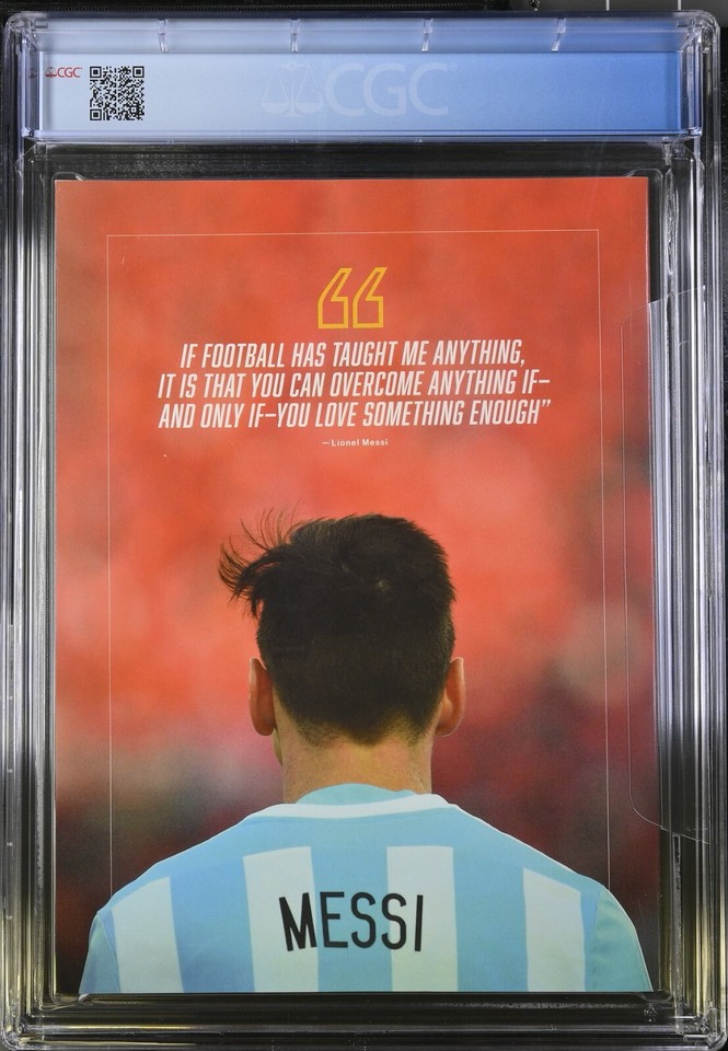 2023 Messi The GOAT Comes To America Magazine Inter Miami Uniform CGC 9 ...