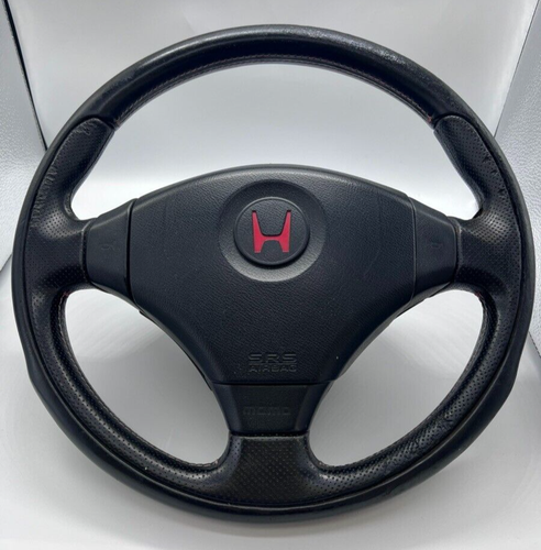 HONDA Civic EK9 Type R Genuine MOMO Steering Wheel Black No inflator ...