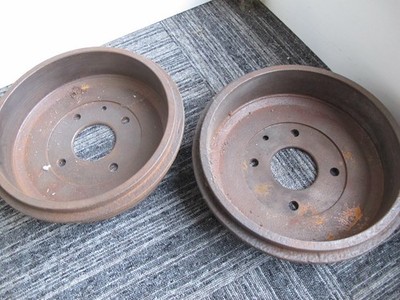 FORD CORTINA MK1 GT 9'' REAR BRAKE DRUMS GENUINE FOMOCO | eBay UK