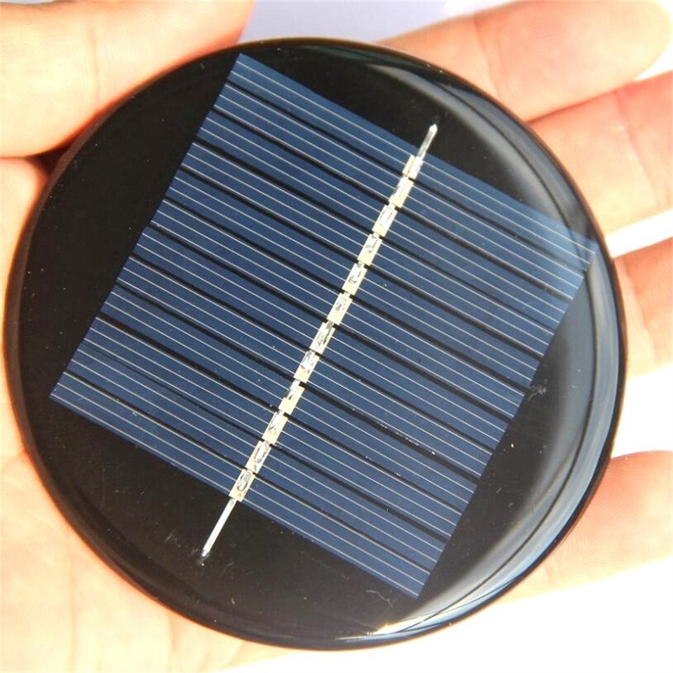 Polycrystalline 6V 80MA Solar Round Solar Panel Solar Panel Round ...