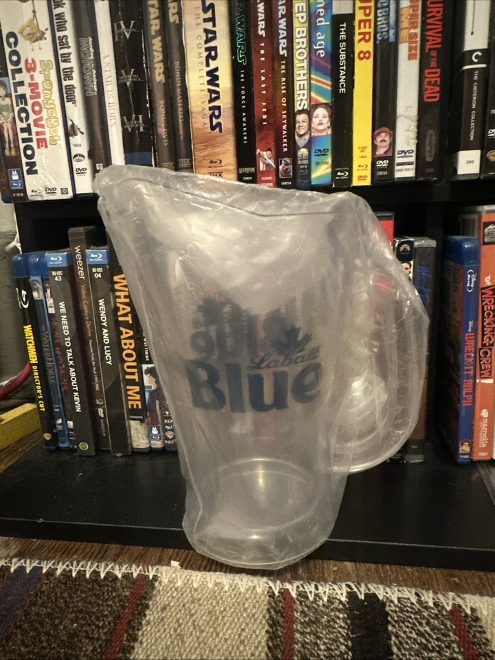 Labatt Blue Plastic Pitcher NEW Beer Classic Retro Cup Boelter | eBay