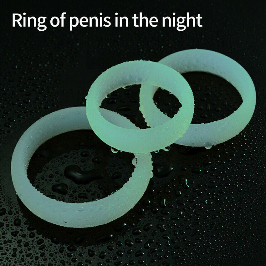 Thick Donut Cock-Penis-Rings Male Sex-Enhance Prolong Delay Ejaculation ...