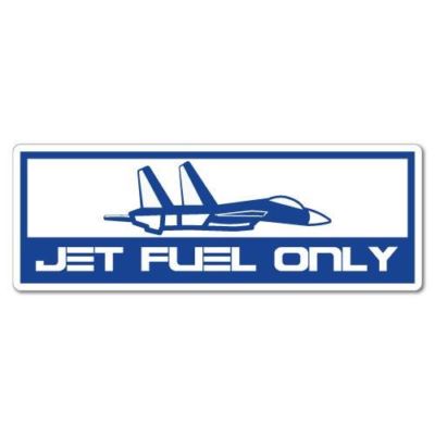 Jet Fuel Only Plane Sticker | eBay