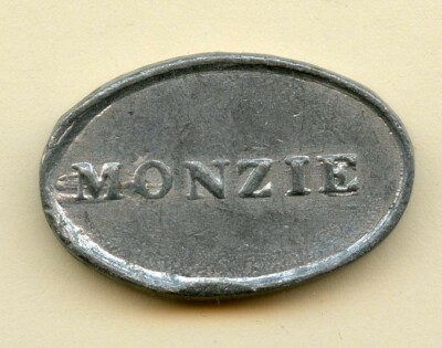 MONZIE PERTHSHIRE SCOTTISH COMMUNION CHURCH TOKEN 1838 | eBay