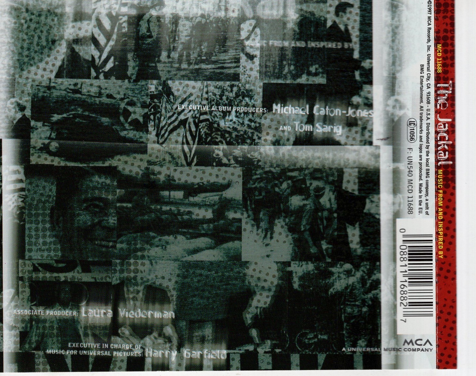 CD THE JACKAL soundtrack EX- (B1330) | eBay