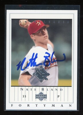 2003 Upper Deck NATE BLAND Signed Card autograph auto ASTROS | eBay