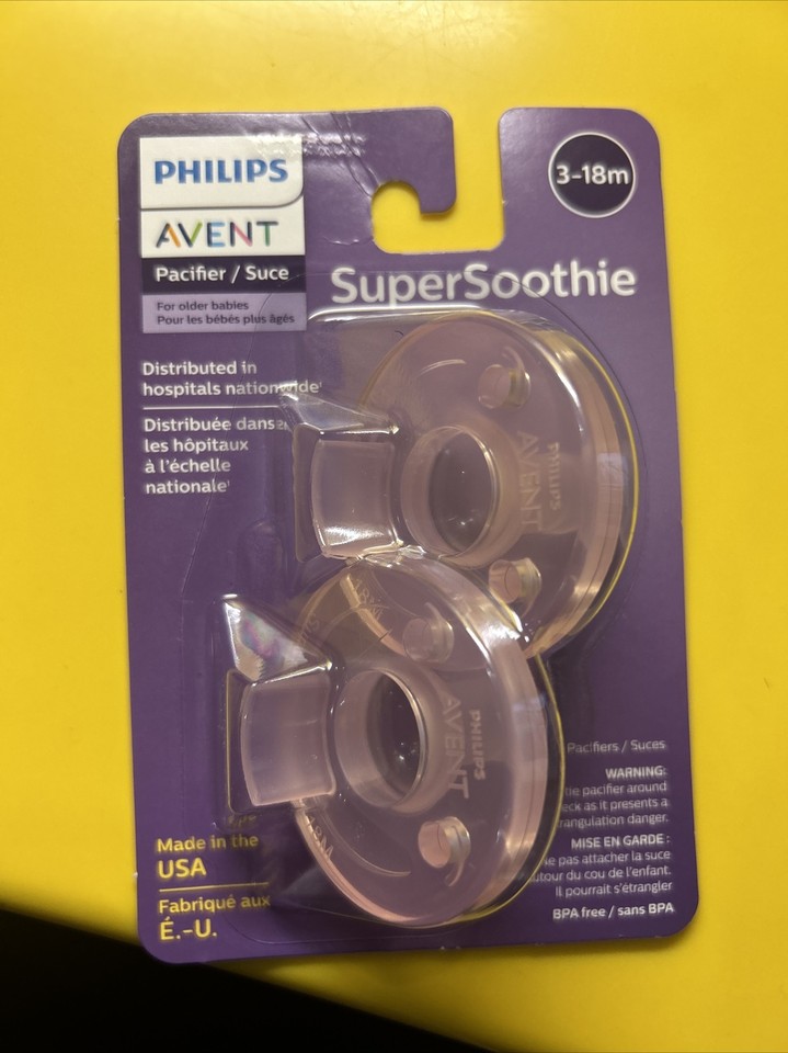 Philips Avent Soothie 0-3m Blue & Pink 2 Ct. Pacifier & Soother (2 ...