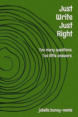 Just Write. Just Right.: Too many questions, Too little answers. by ...