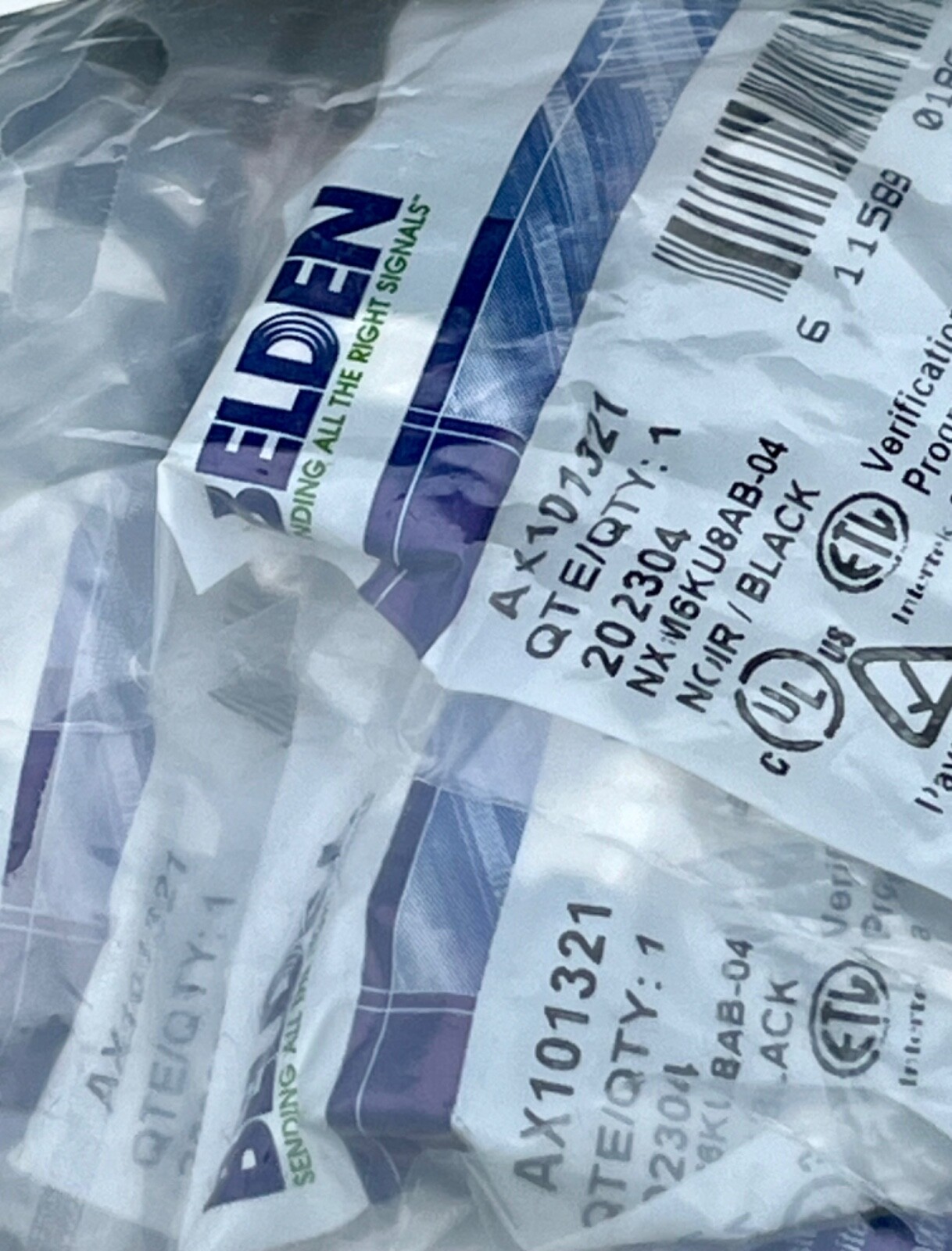 Belden AX101321 KeyConnect 10GX CAT6A BLACK RJ45 Jack, Pack Of (10) TNT ...