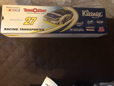 NASCAR #27 USPS Kleenex Hauler Racing Transporter Truck Trailer 1:64 ...