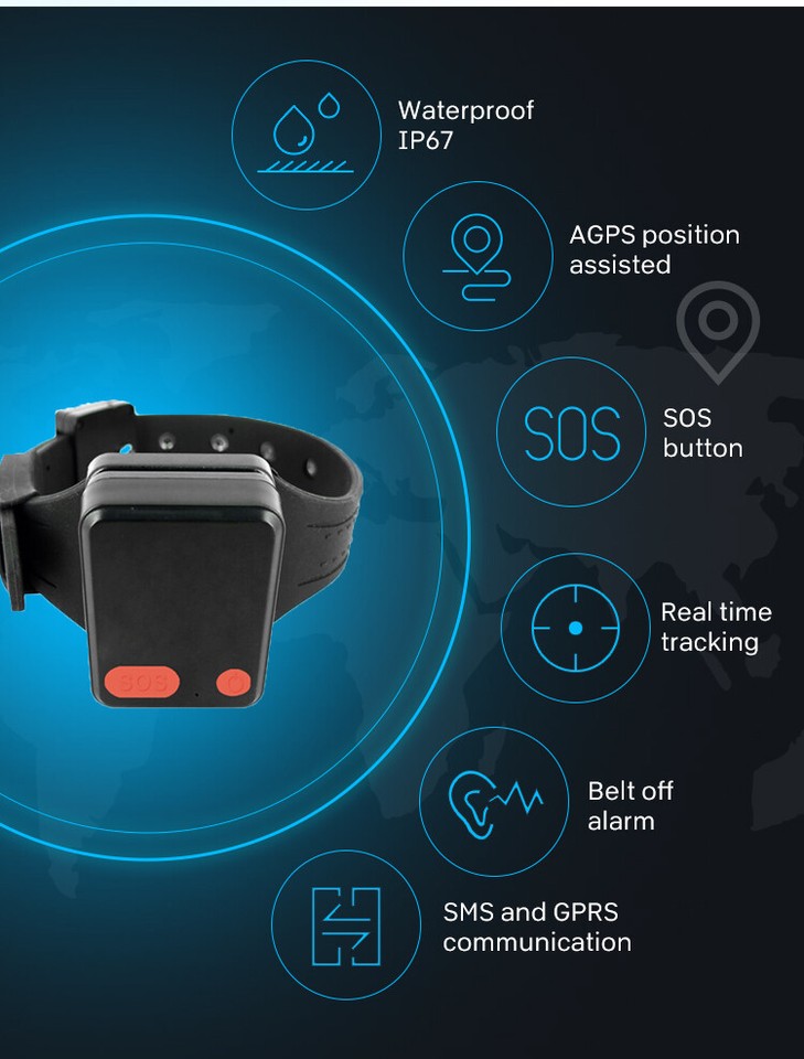 House Arrest Bracelet Tracking Fakes Ankle Bracelet GPS Tracker for ...
