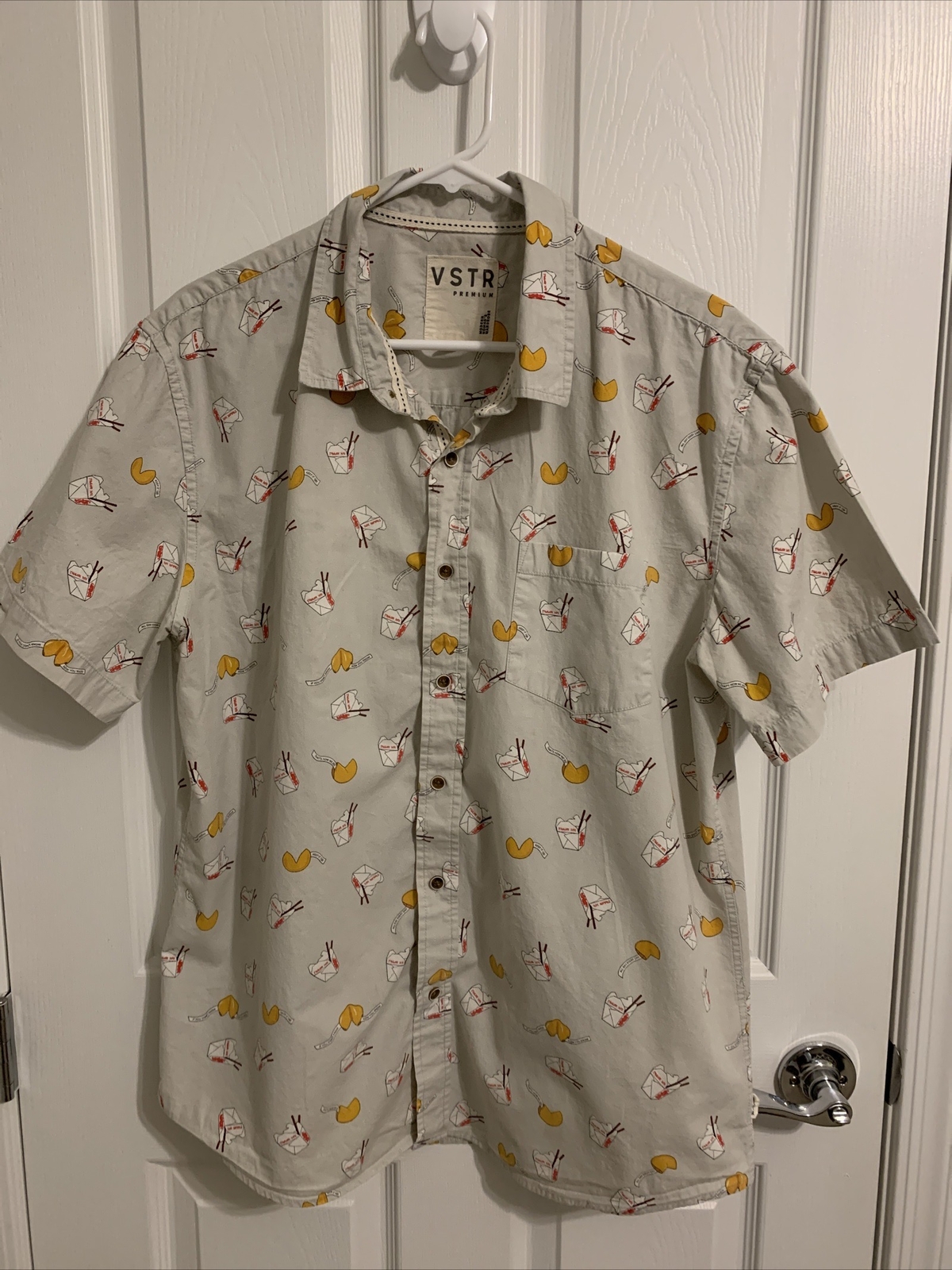 VSTR Premium Modern Fortune Cookies & Takeout Boxes Button Down Shirt ...