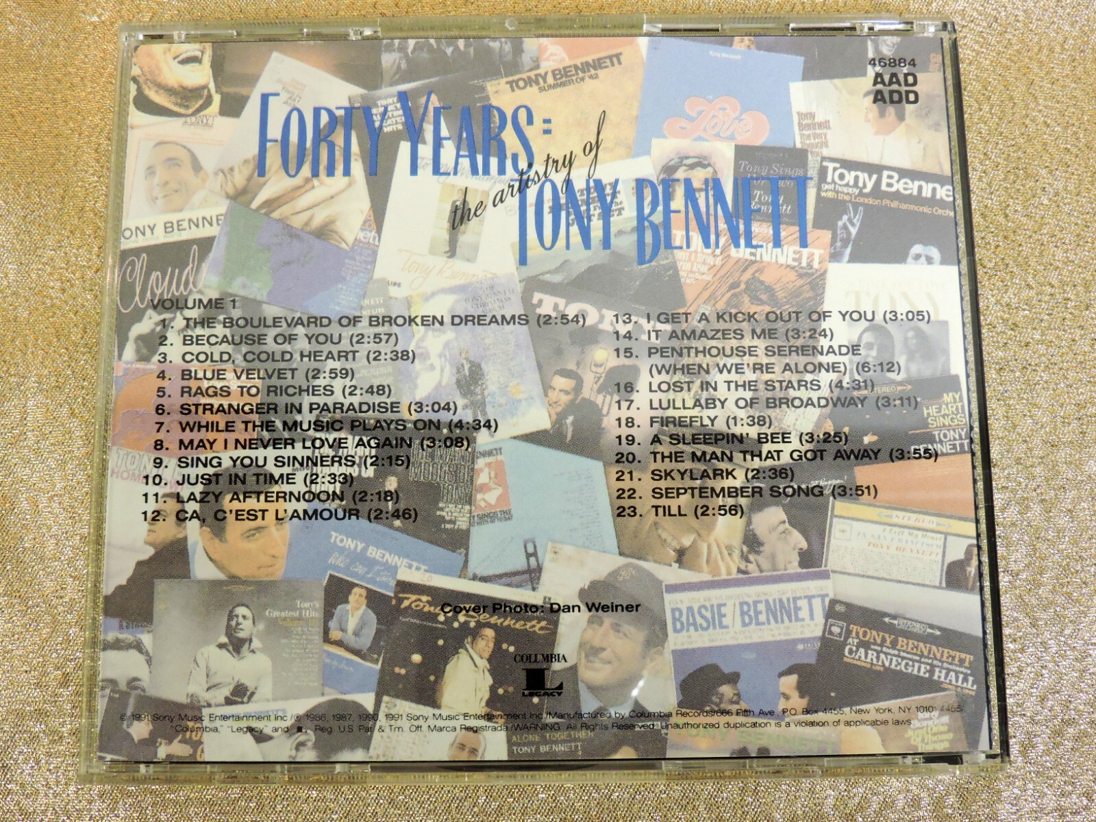 Forty Years: The Artistry of Tony Bennett Tony Bennett 4 CD Set Vols. 1 ...