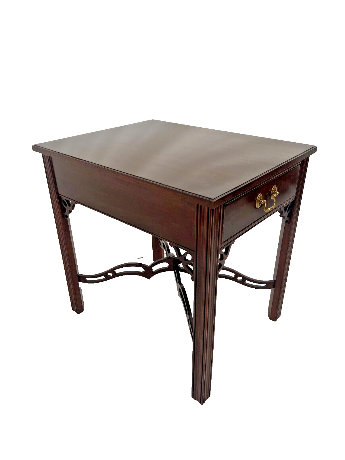 Ethan Allen Side Table Nightstand Victorian Style Dovetail Drawer ...