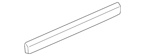 GM OEM 10-14 Avalanche Front Door Exterior Trim-Body Side Mldg 15950343 ...