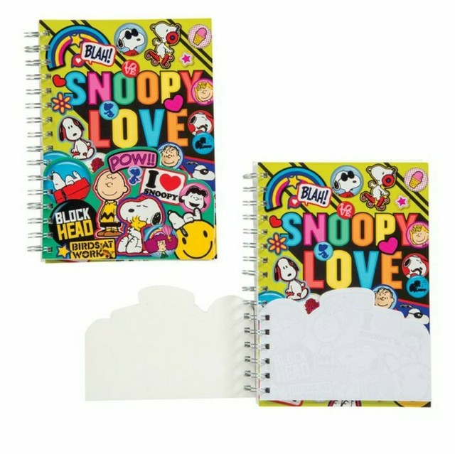 Peanuts Gang Spiral Bound Journal 160 Pages Snoopy Charlie Lucy ...