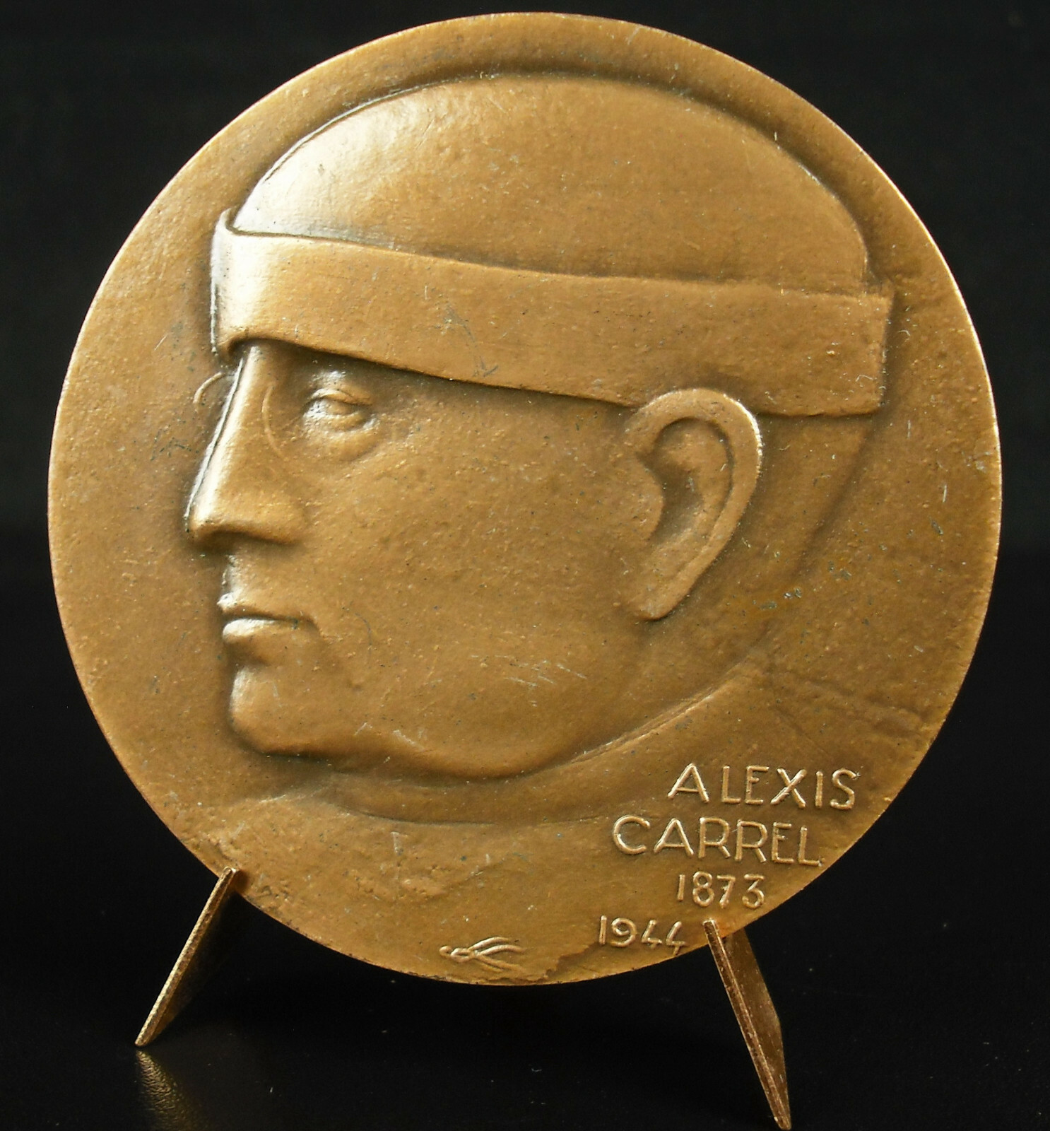 Medal Surgeon Alexis Carrel Anatomy Skeleton 68mm Memento Mori | eBay