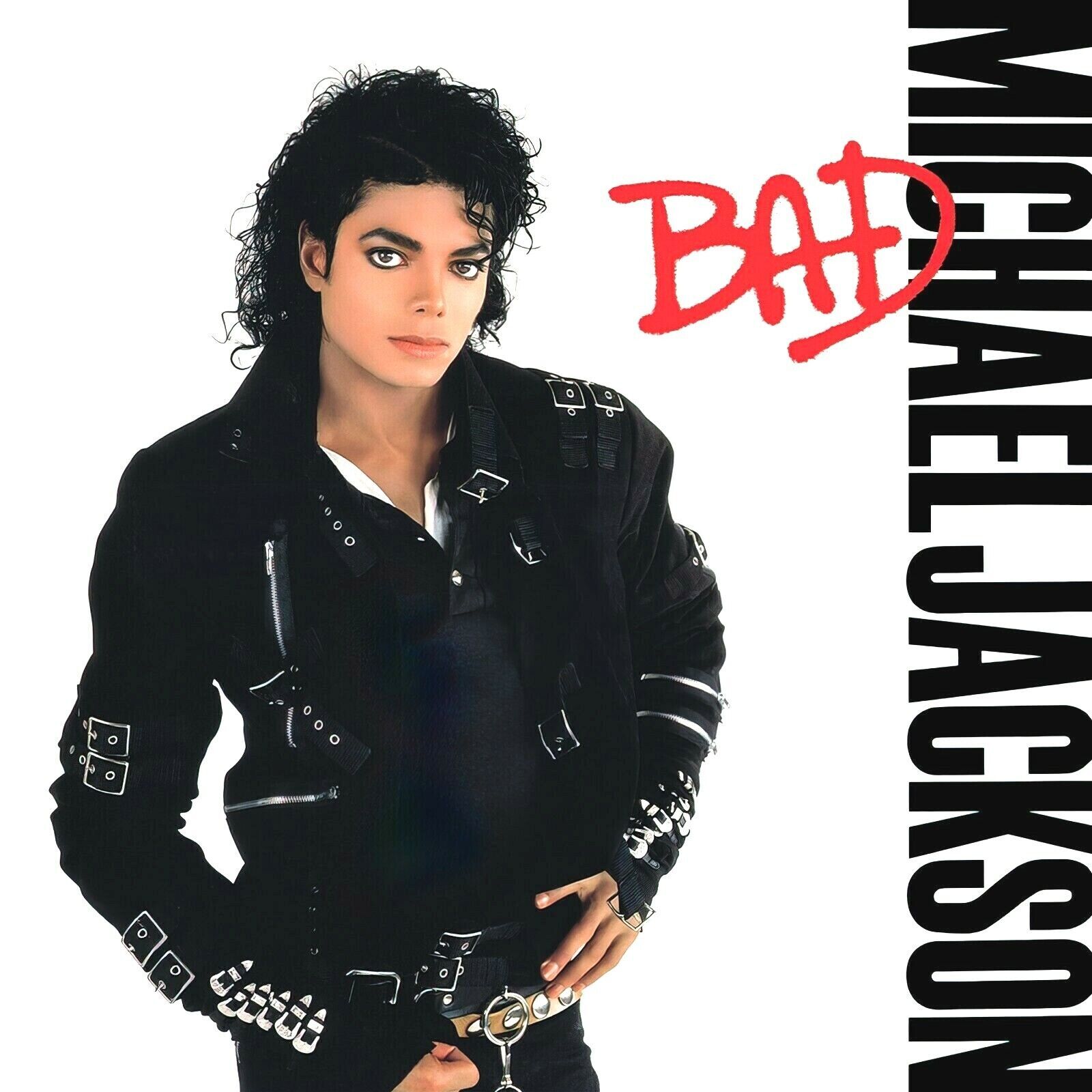 " Michael Jackson Bad " Album Cover POSTER