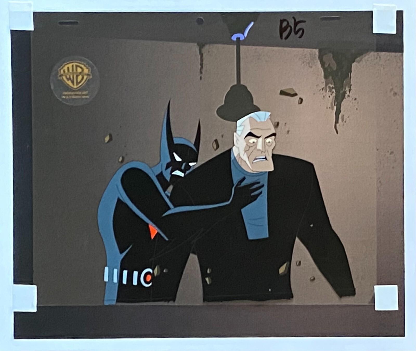 BRUCE TIMM rare BRUCE & BATMAN cel B5 SHRIEK Batman Beyond BTAS WB COA ...