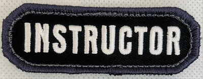 Instructor Name Rank Tab Swat Tactical Embroidered Military Patch Black ops | eBay