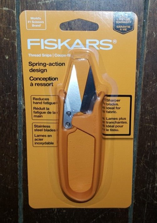 Fiskars Thread Snips with Spring Action Design -Stainless Steel Blades ...